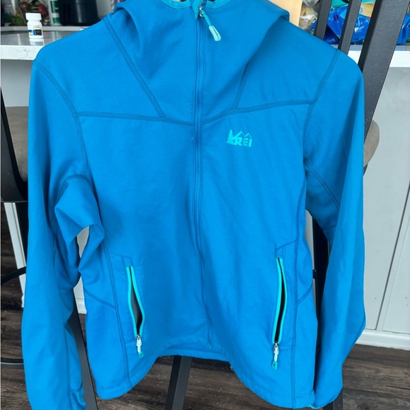 REI | Jackets & Coats | Rei Teal Fleece Jacket | Poshmark